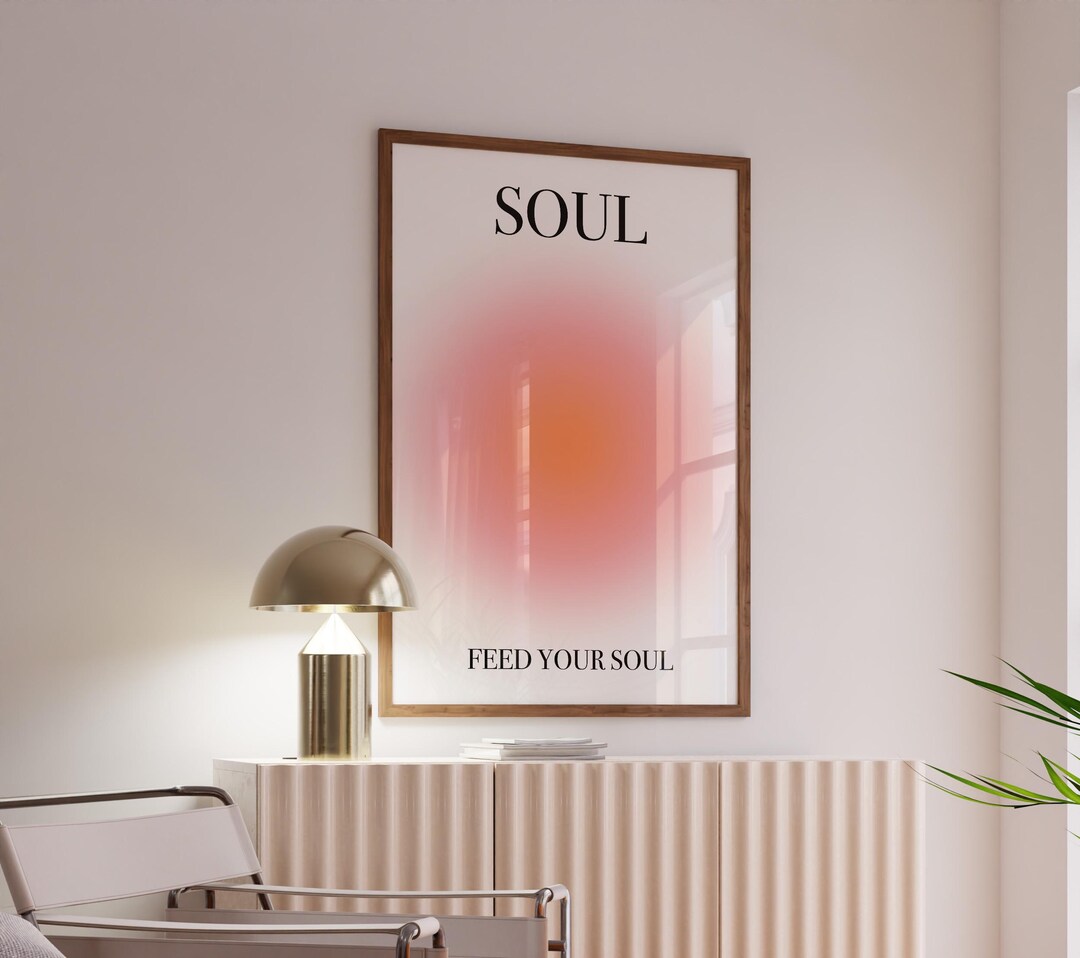 Positive Aura Posters, Spiritual Poster, Trendy Wall Art, Digital ...