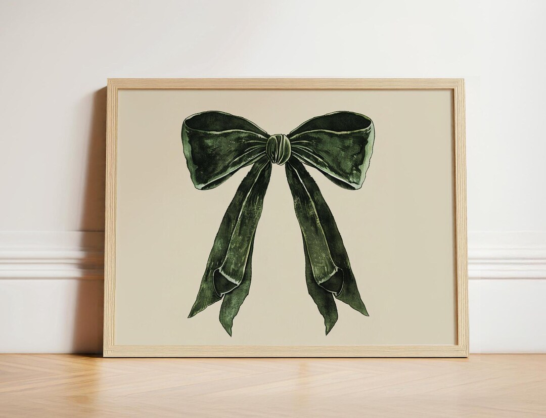 Trendy Bow Poster, Bow Wall Art, Girly Wall Art, Cool Wall Art, Wall ...