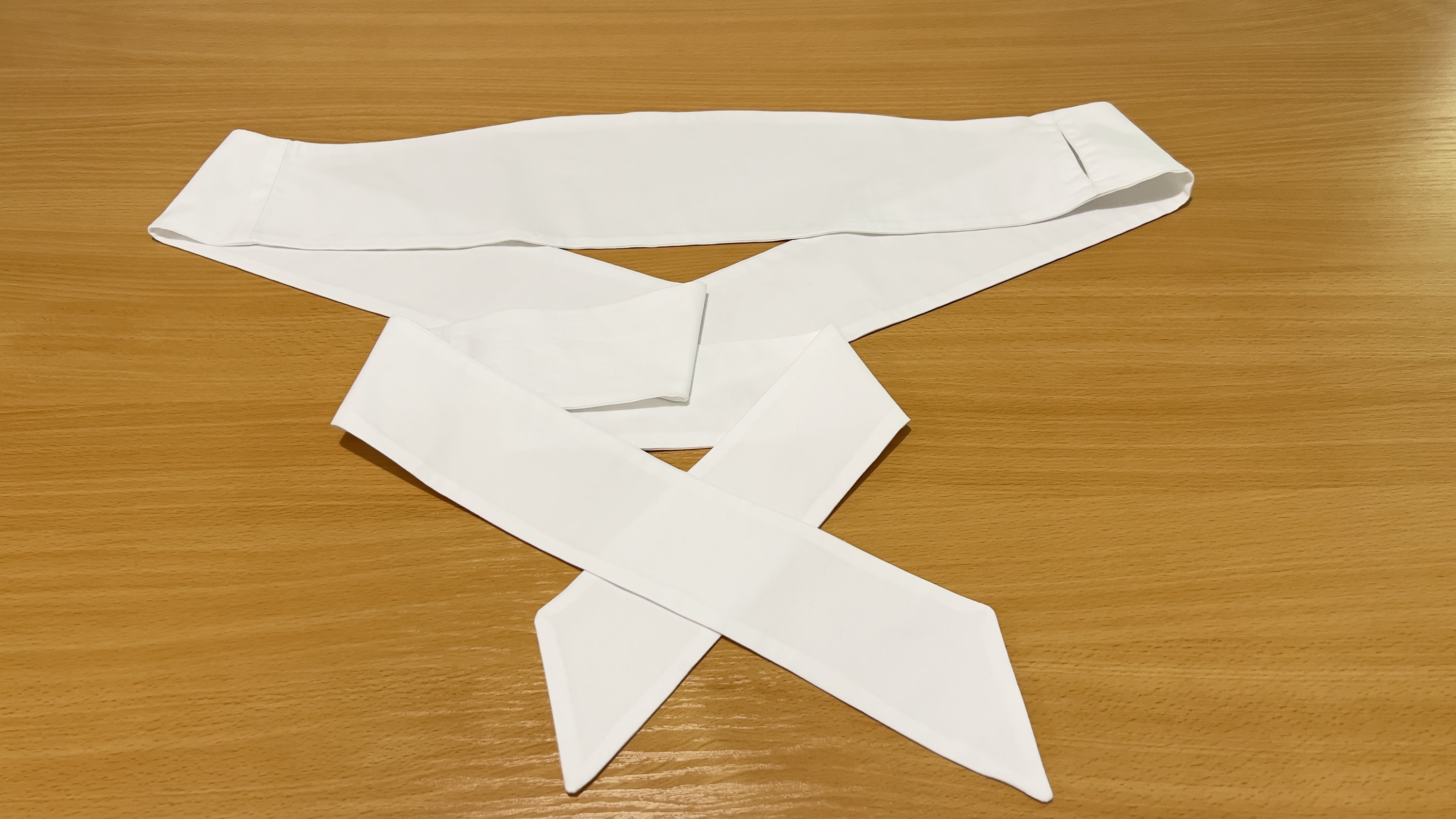 Hand Made Luxury Elegant White Women Belt Wrap Belt Oversize Cotton ...