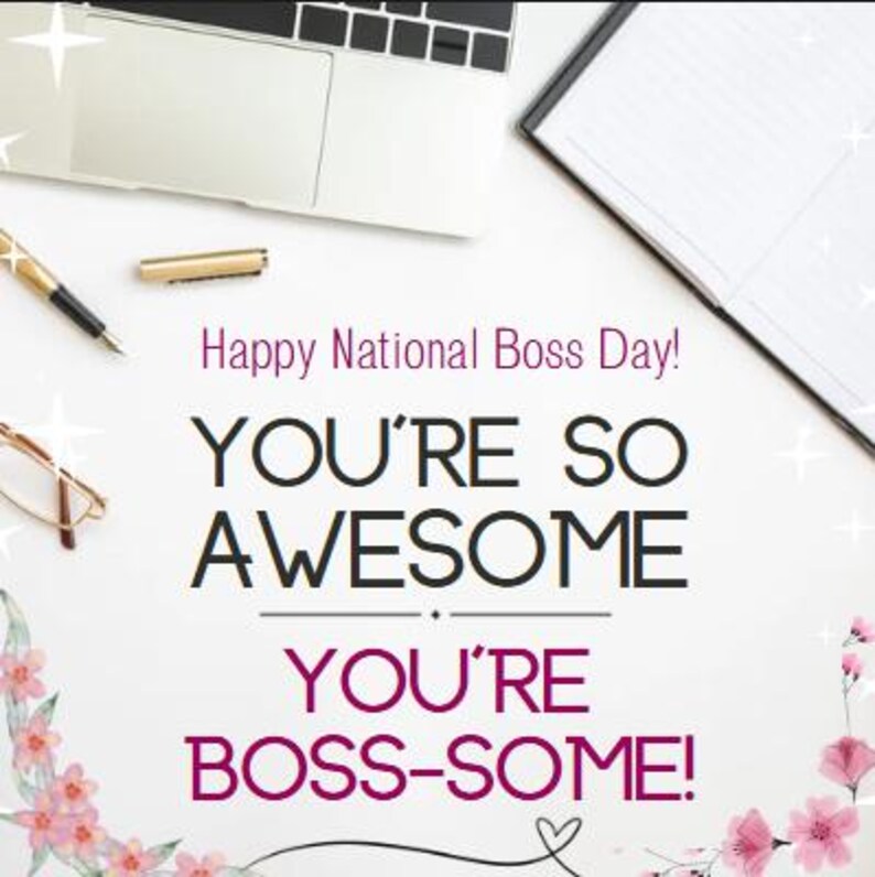 Happy National Boss' Day - Etsy