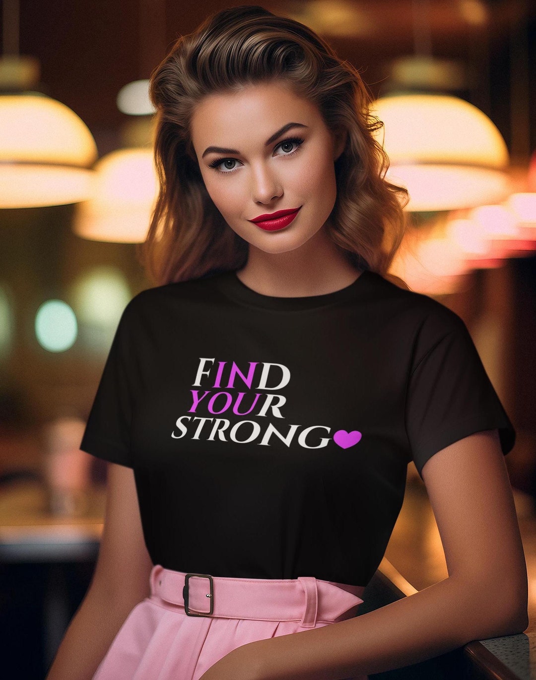 Find Your Strong T-shirt: Deep Quote Workout Tee - Etsy