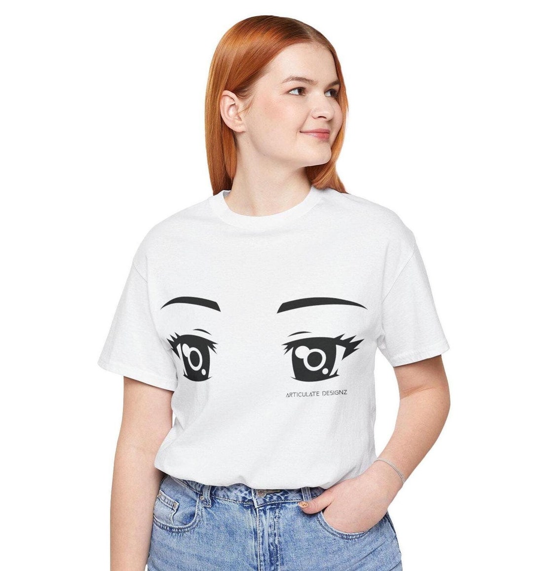 Anime Eyes Designer Shirt, Eye Shirt Design, Eyes T Shirt, Star Eyes ...