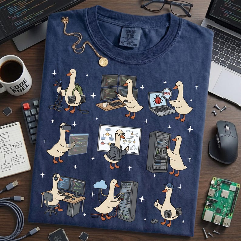 Silly Goose Software Engineer Shirt - Funny Coding Gift, Computer Geek ...