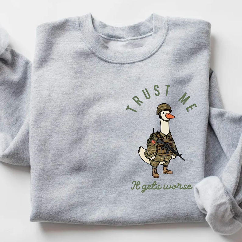 Comfort Colors® Silly Goose Militar Shirt – Custom Army Dad Gift ...