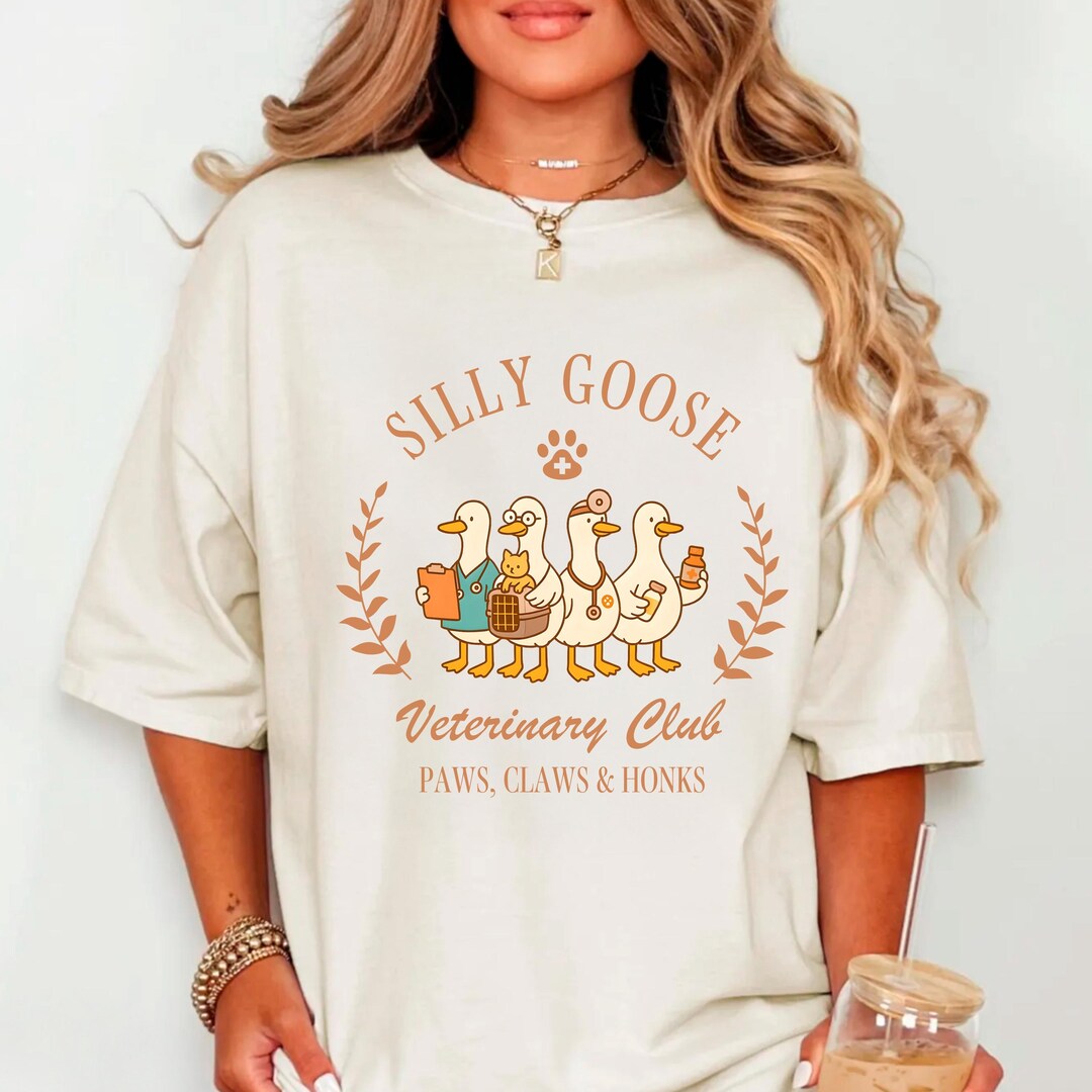 Silly Goose Vet Shirt: Funny Veterinary Clinic Apparel - Etsy