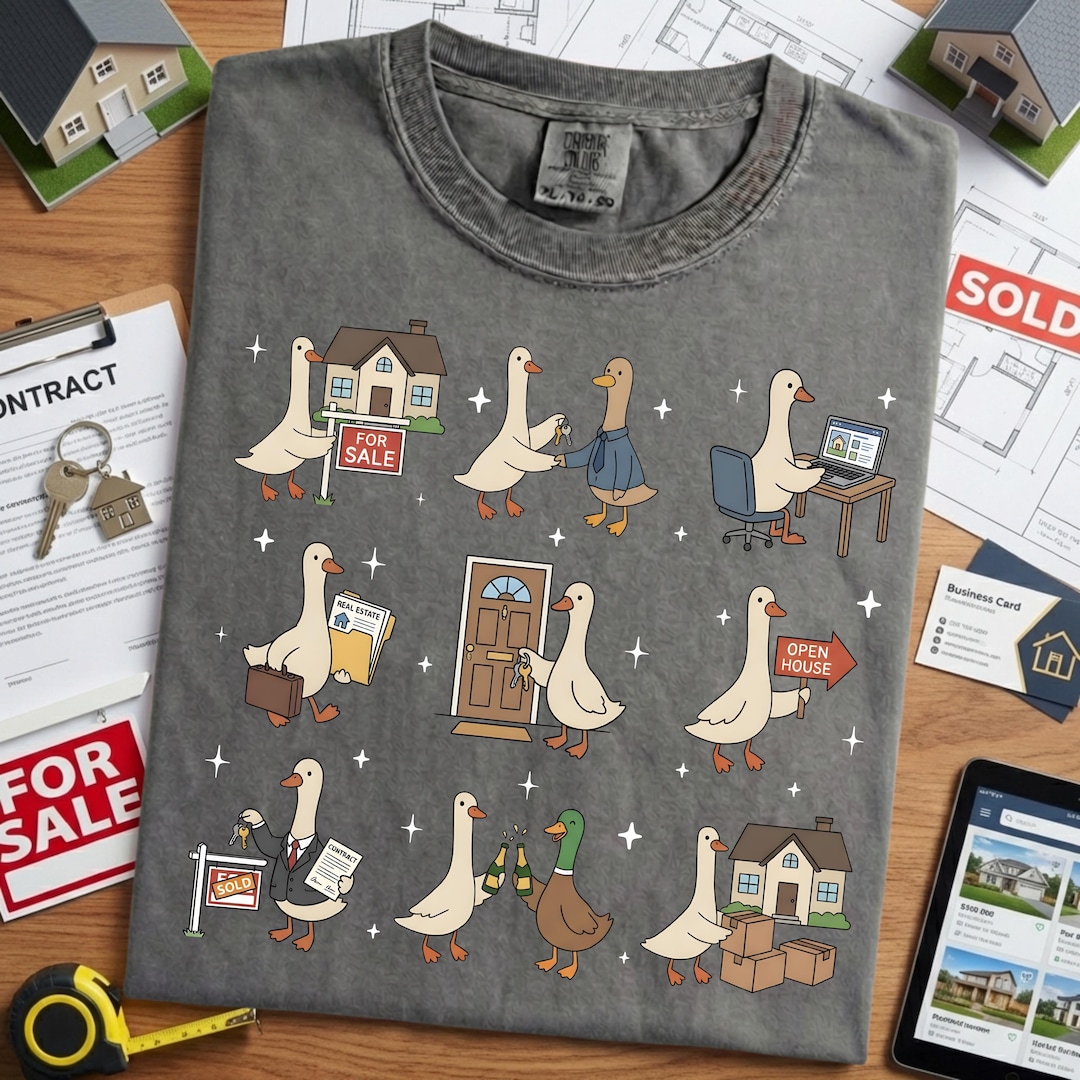 Silly Goose Realtor Shirt - Funny Real Estate Agent Gift, Comfort ...