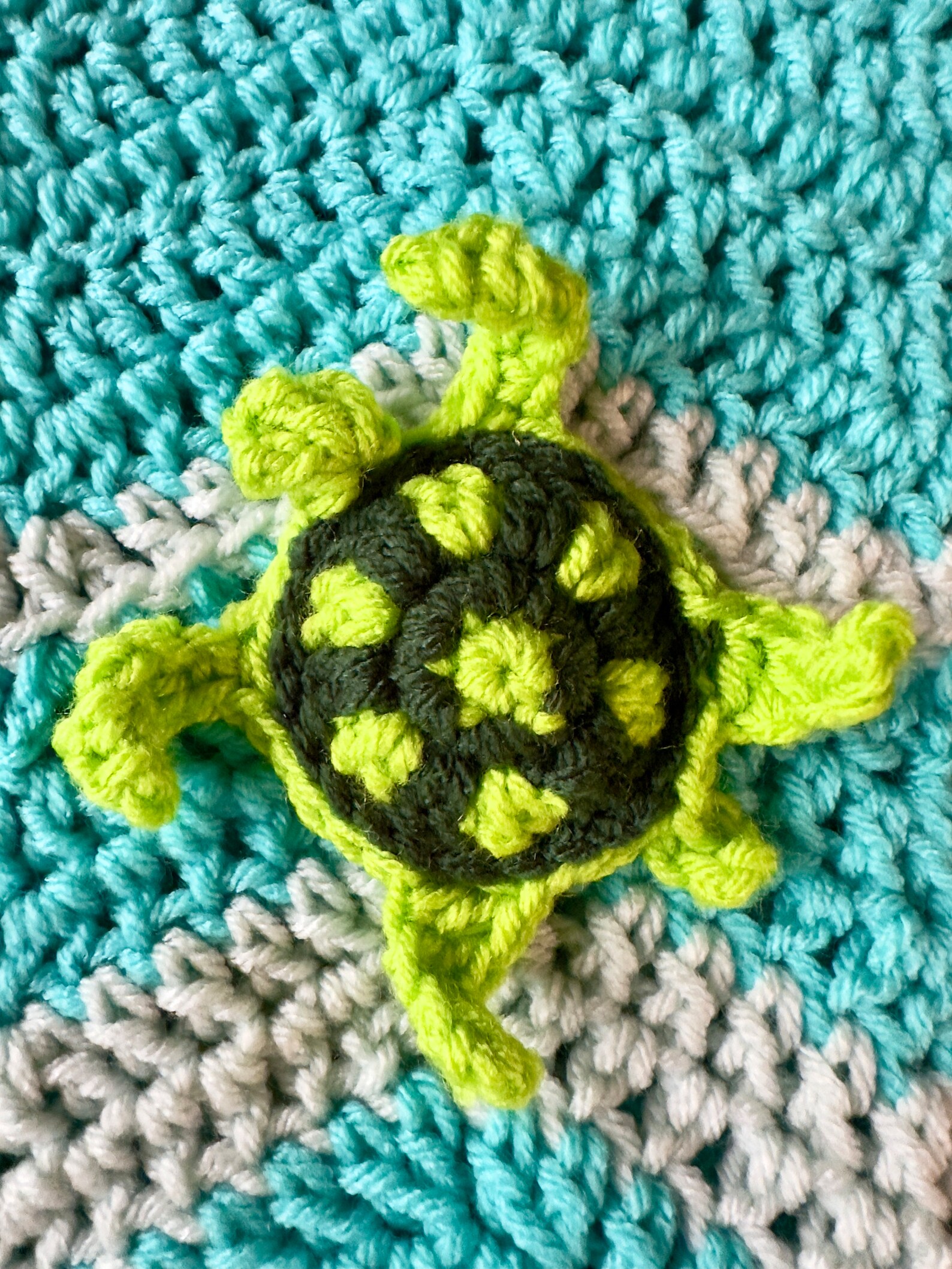Journey of the Sea Turtle Baby Blanket - Etsy