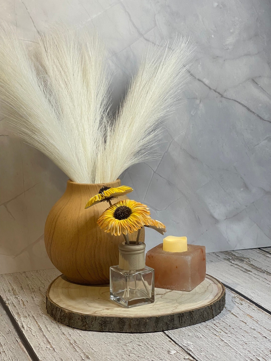 Sunflower Diffuser Hand Painted Flowers Home Décor Aromatherapy ...