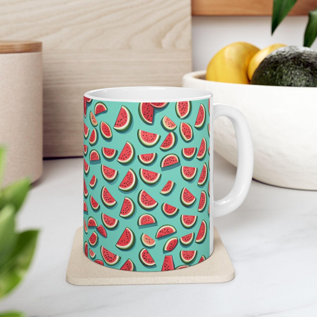 Watermelon Mug, Cute, Fun, Summer, Gift, Present - Etsy