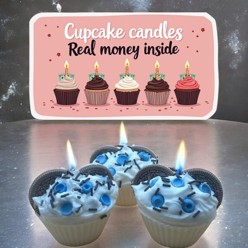 Cupcake Candle - Etsy