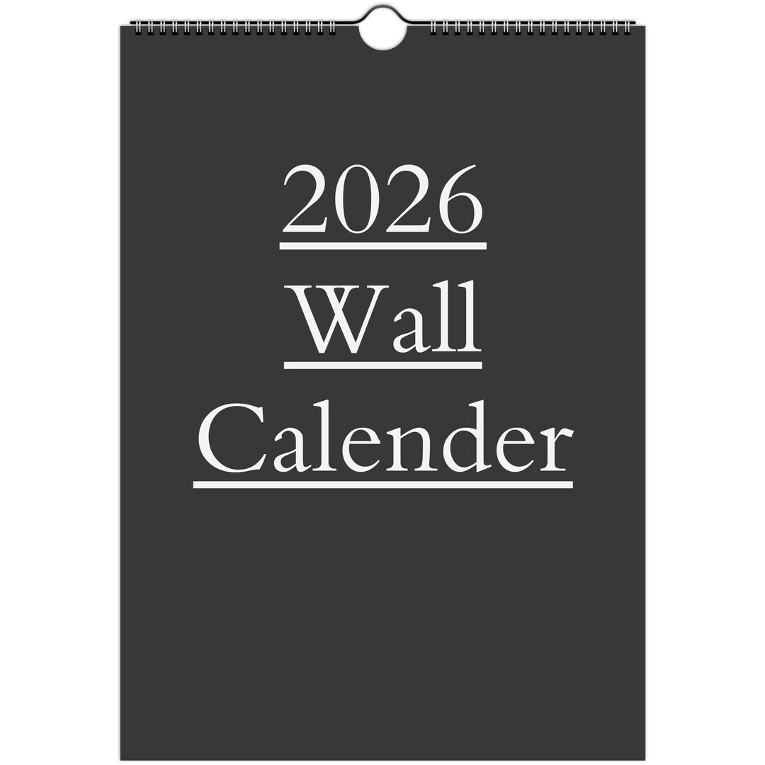 Wall Calendars 2026 (EU & Rest of World) - Etsy