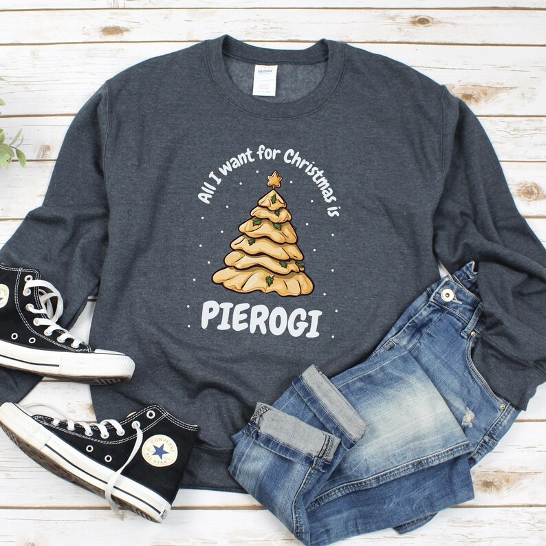 Pierogi Christmas Sweatshirt, Funny Polish Sweatshirt, Polska Christmas ...