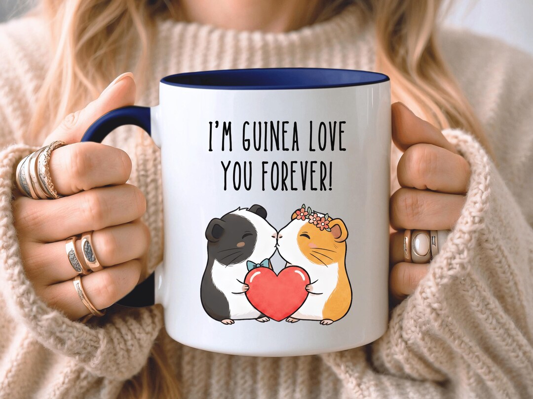Funny Valentine's Day Guinea Pig Mug, Valentines Guinea Pig Gift for ...