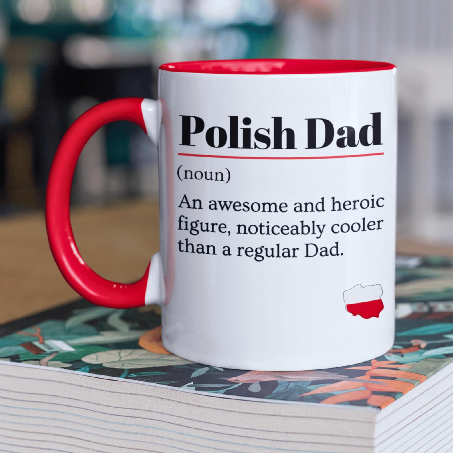 Gift for Polish Dad, Funny Poland Dad Mug, Polish Definition, Birthday ...