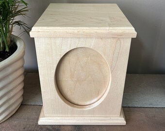 Wooden Photo Cremation Urn Cherry Picture Frame - Etsy