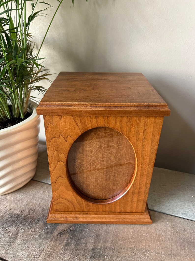 Wooden Photo Cremation Urn – Cherry Picture Frame - Etsy