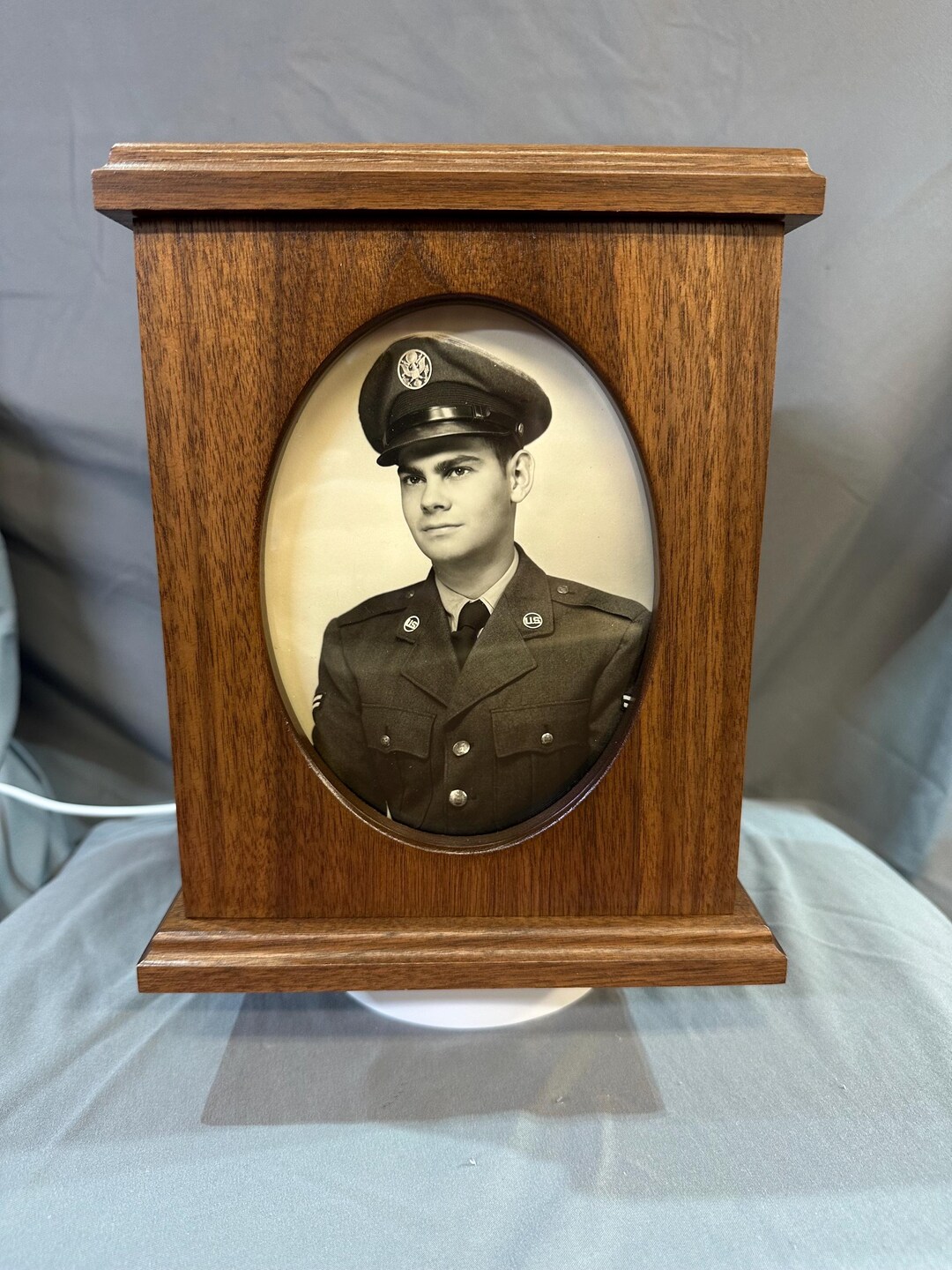 Wooden Photo Cremation Urn – Walnut Picture Frame - Etsy
