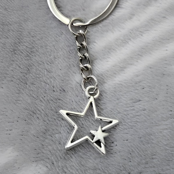Star Keychain - Etsy