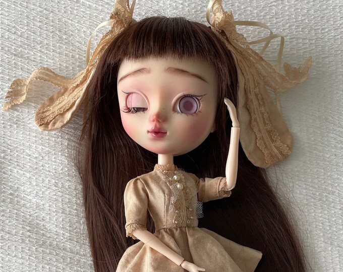 OOAK Full Custom Pullip Doll (natural Skin) Original Sleepygirldolls ...