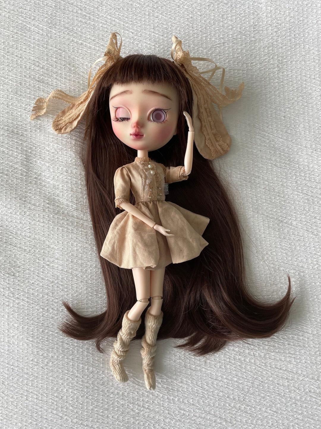 OOAK Full Custom Pullip Doll (natural Skin) Original Sleepygirldolls ...