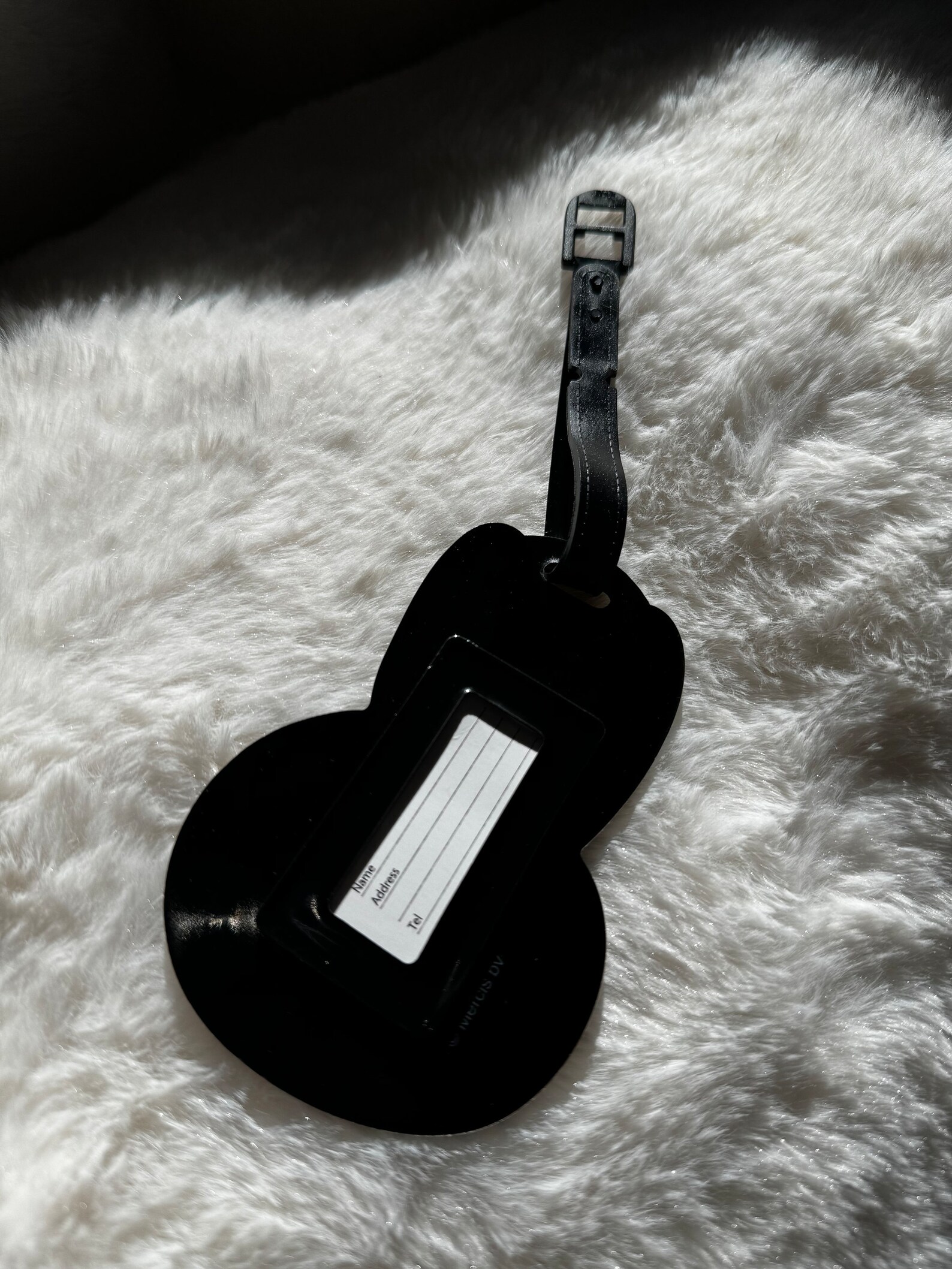 Miffy Luggage Tag - Black - Etsy