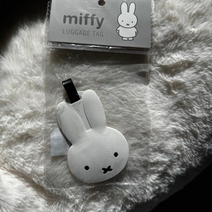 Miffy Luggage Tag - White or Black - Etsy
