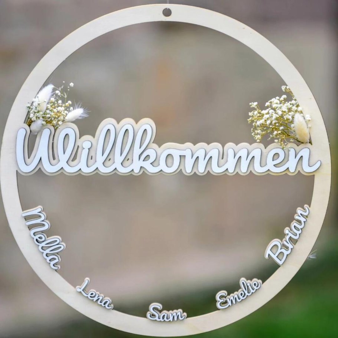 Welcome Sign Personalized - Etsy