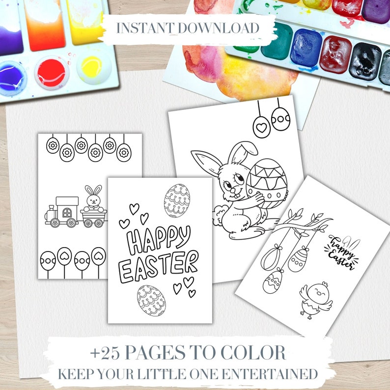 Easter Coloring Pages | Fun Activity for Kids & Toddlers | Print, Color ...