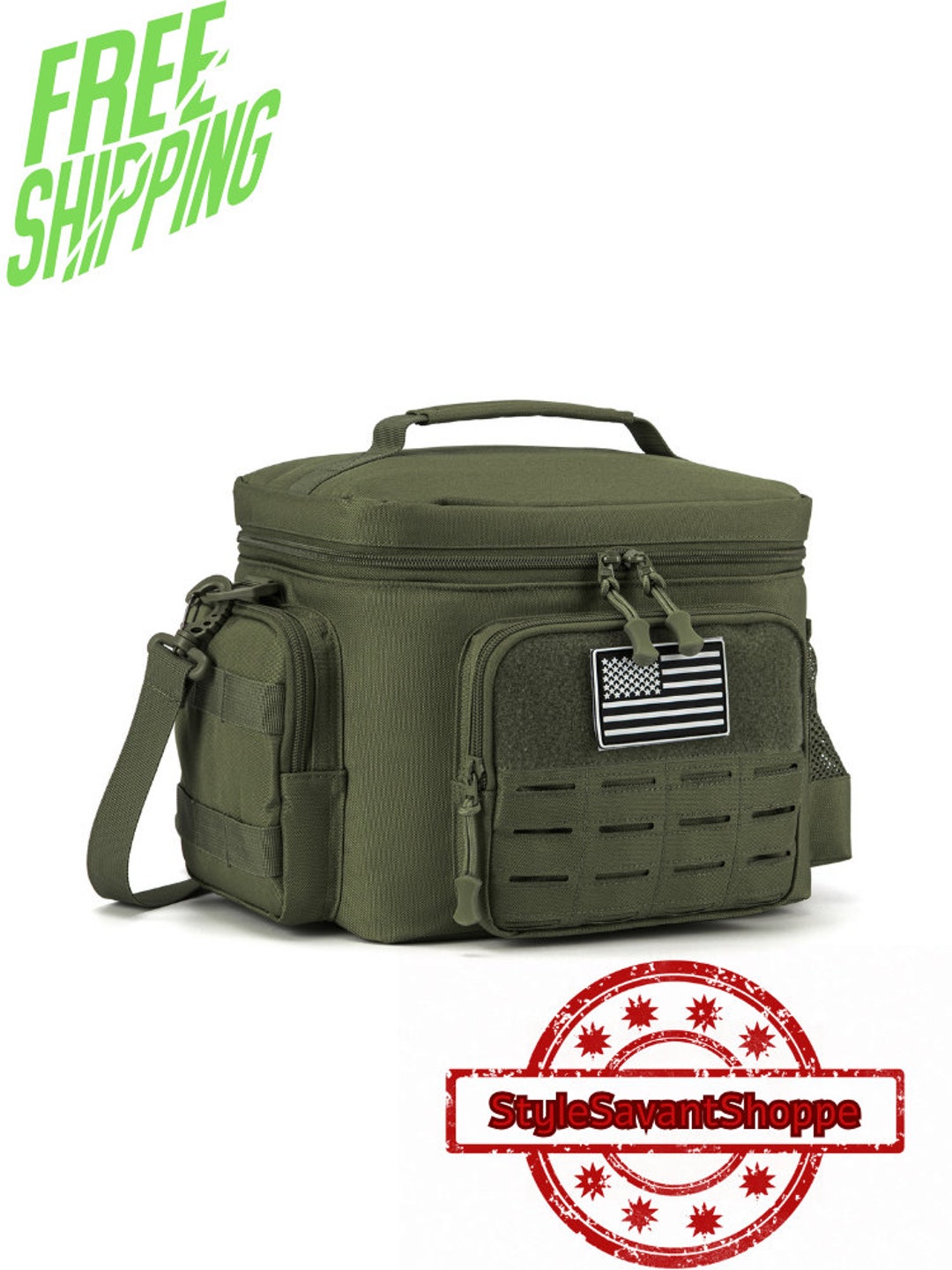 Men's Tactical Lunch Box: Military-grade Heavy Duty Cooler Bag for Work ...