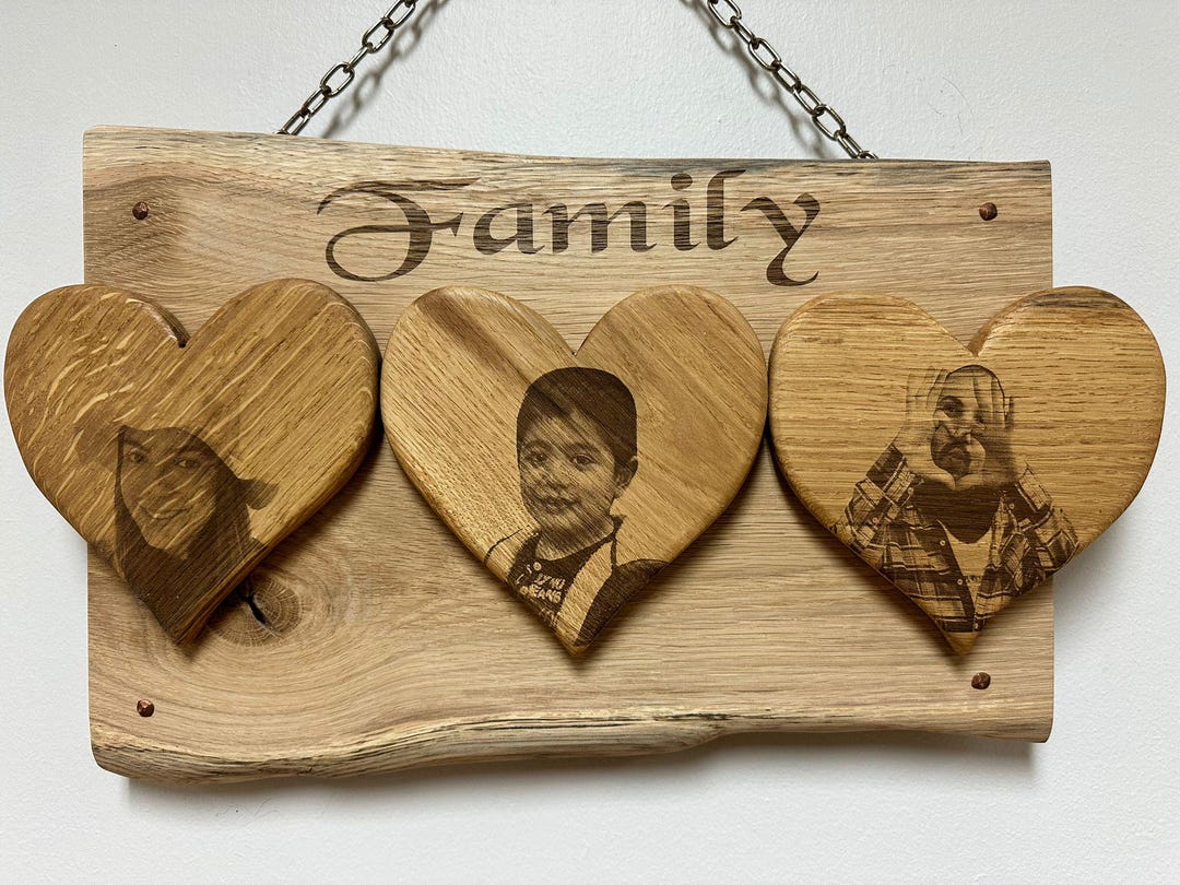 Custom Engraved Wood,wood Burning,wood Portrait,laser Print on Wood ...