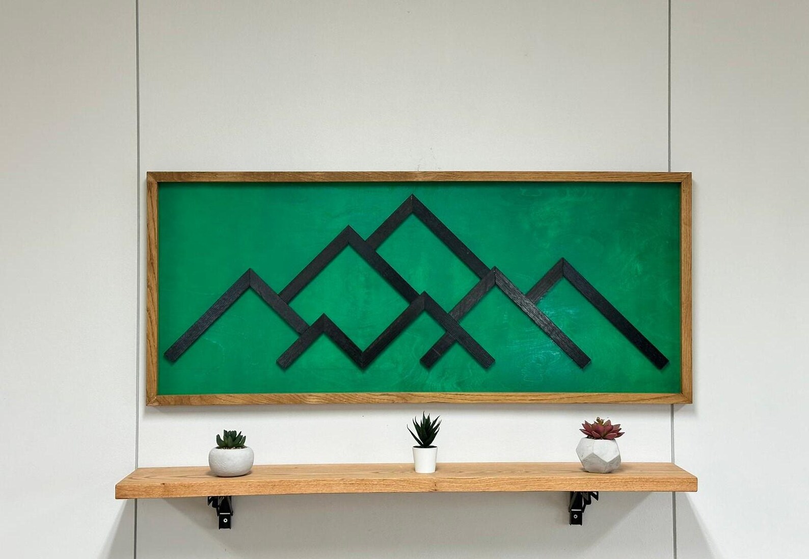 Geometric Mountains,rustic Mountain Art,3d Mountain Wood Art,wooden ...