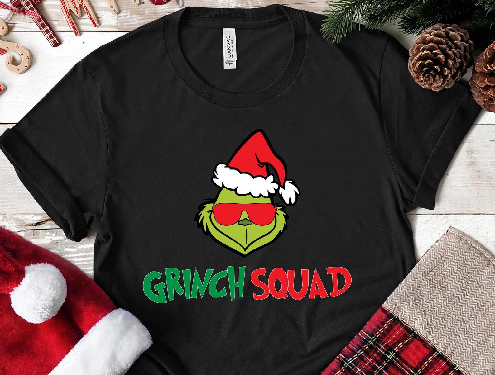 Christmas Grinch Squad Shirt, Funny Grinch Christmas Group Sweatshirt ...