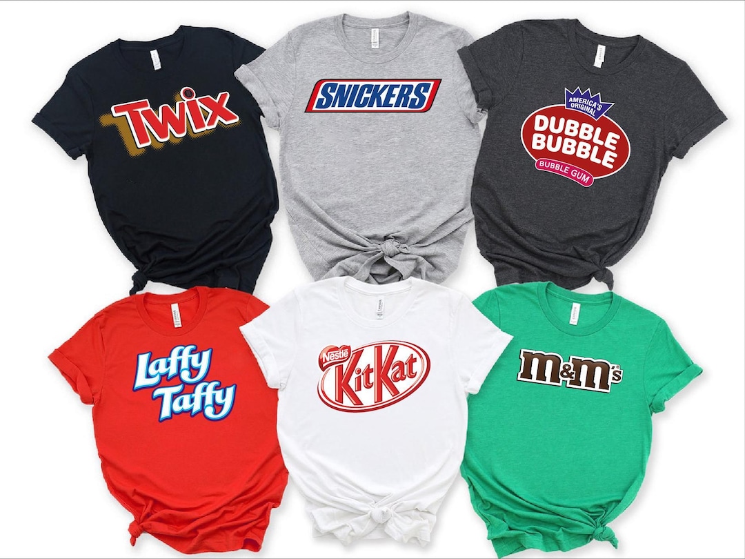 Group Candy Halloween Shirt, Candy Group Holiday Costumes, Candy ...