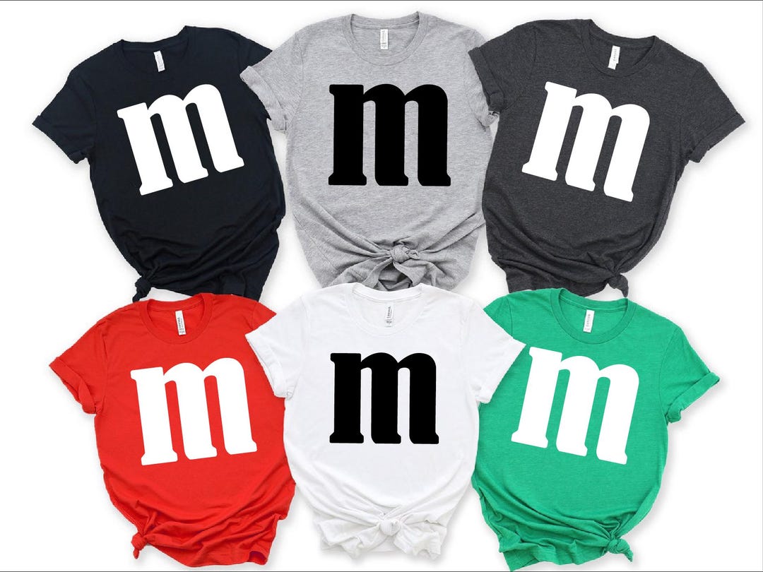 M&m's Halloween Costume Shirt, M and M Matching Family Shirt, Family ...
