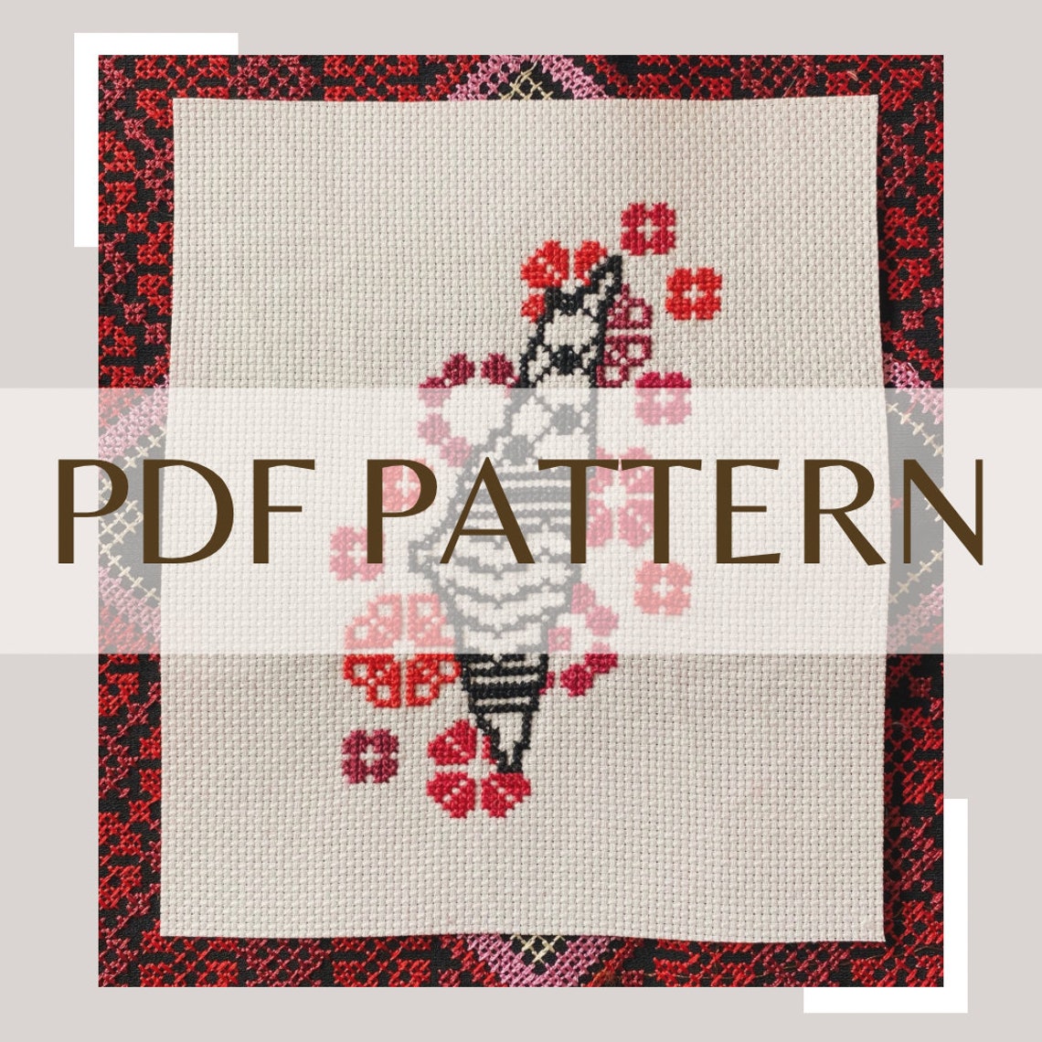 Palestine Flower Power Tatreez Pattern | Cross Stitch Patterns *digital ...