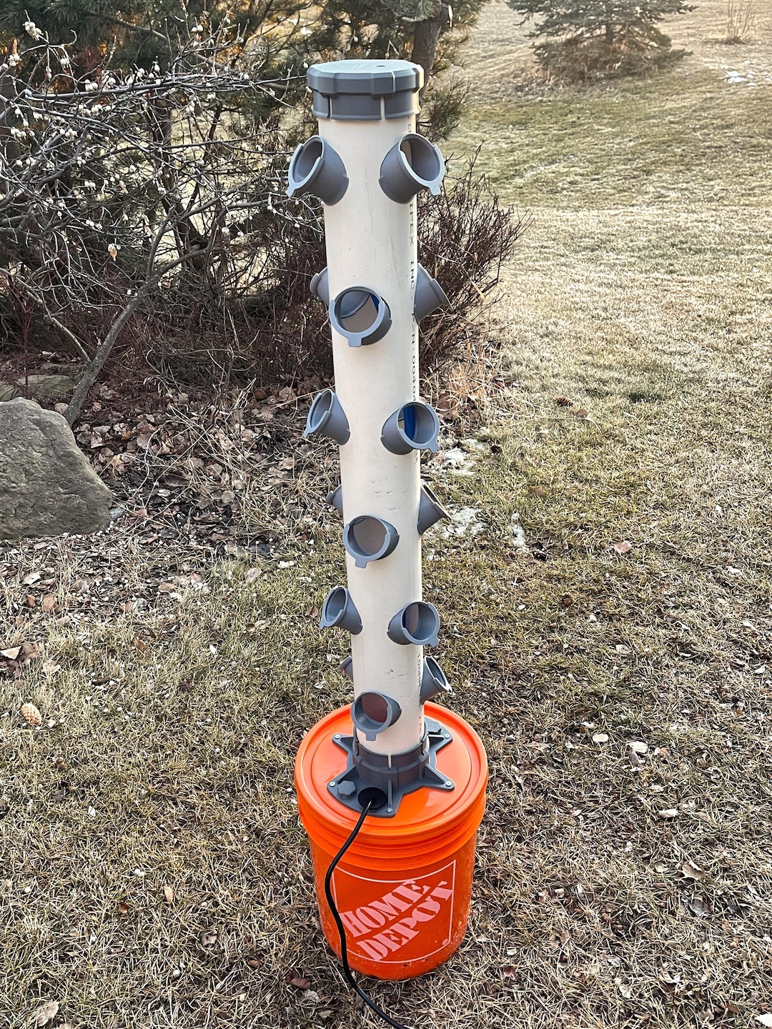 Hydrosnap DIY Hydroponics Tower Kit | Complete Ecosystem | Cap, Base ...