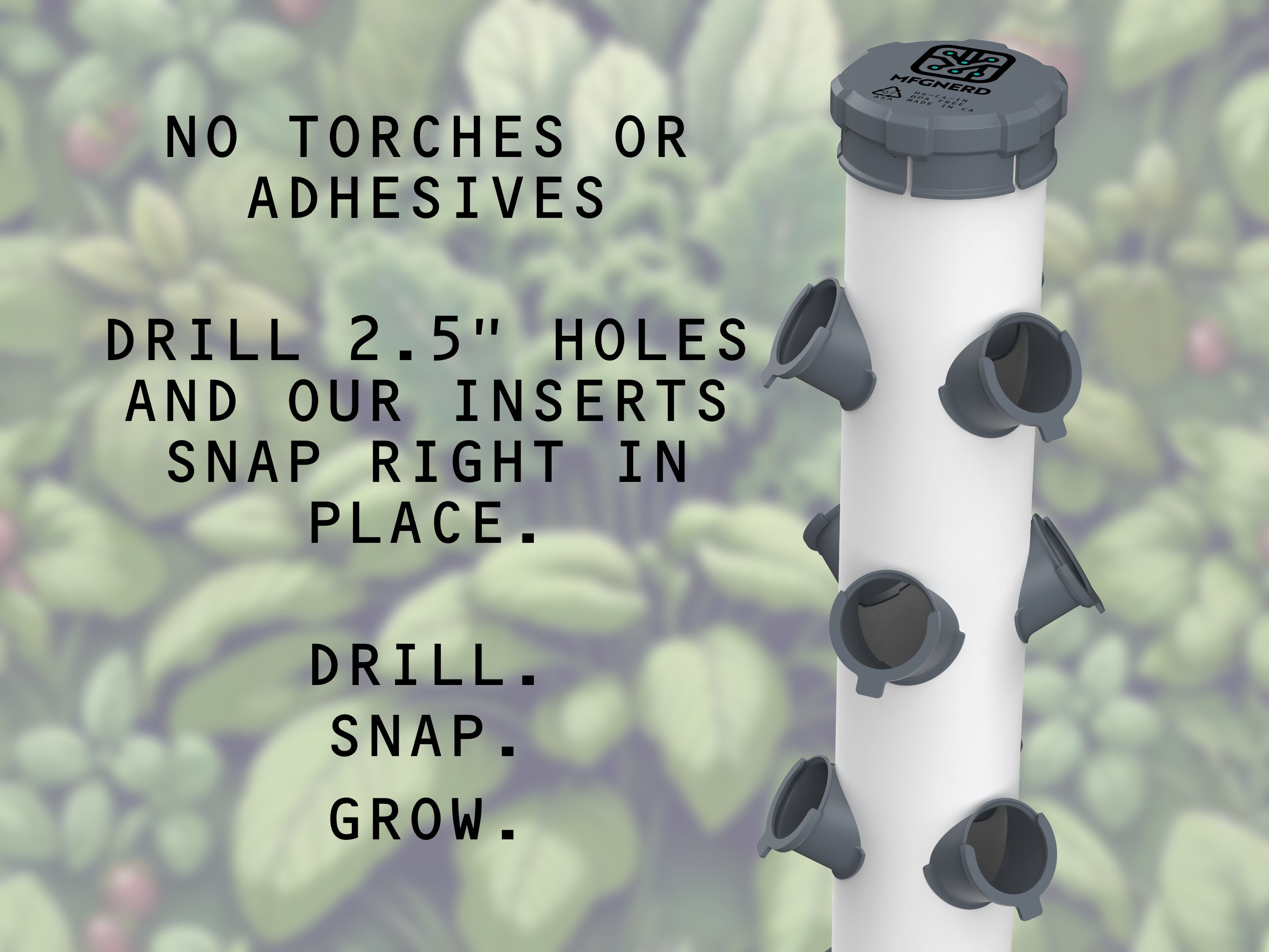 Hydroponic Tower Net Pot Inserts | 2" Snap Fit, No Glue (18-pack) - Etsy