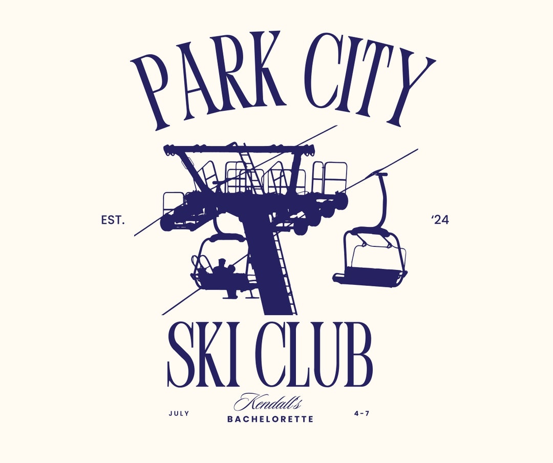 Apres Ski Bachelorette Logo PNG Park City Bachelorette Party Logo Ski ...