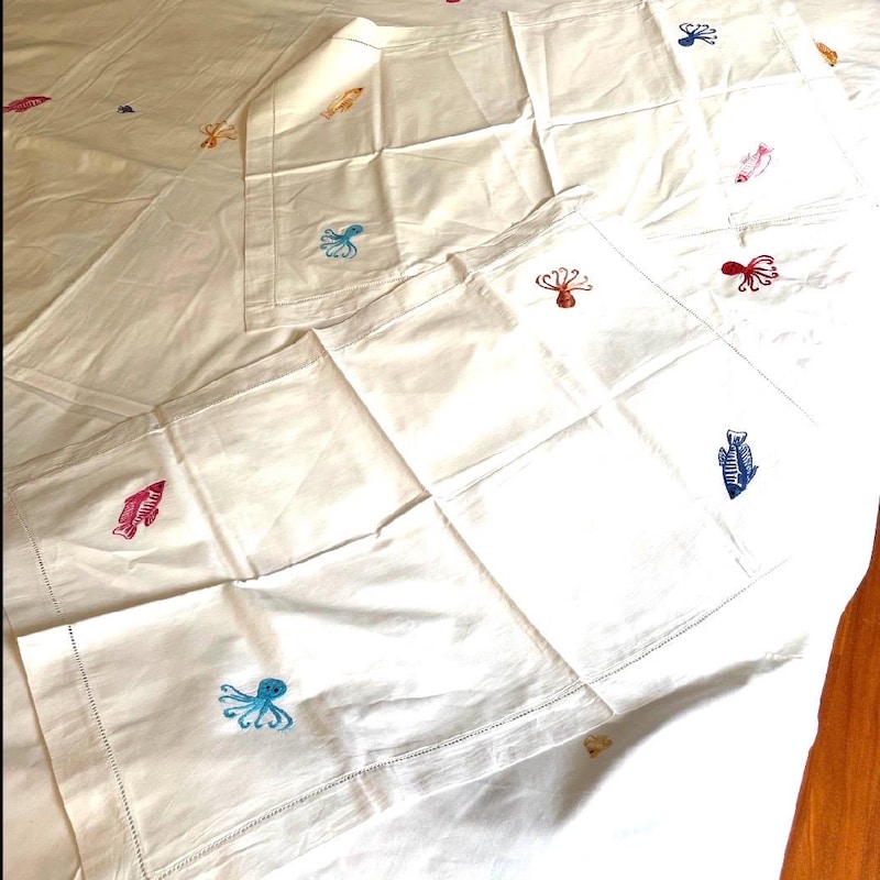 Embroidered Bedding - Etsy