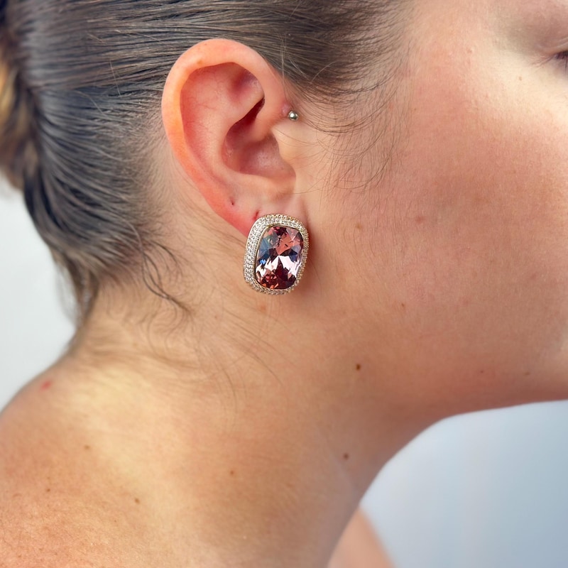 Omega Back Earrings - Etsy