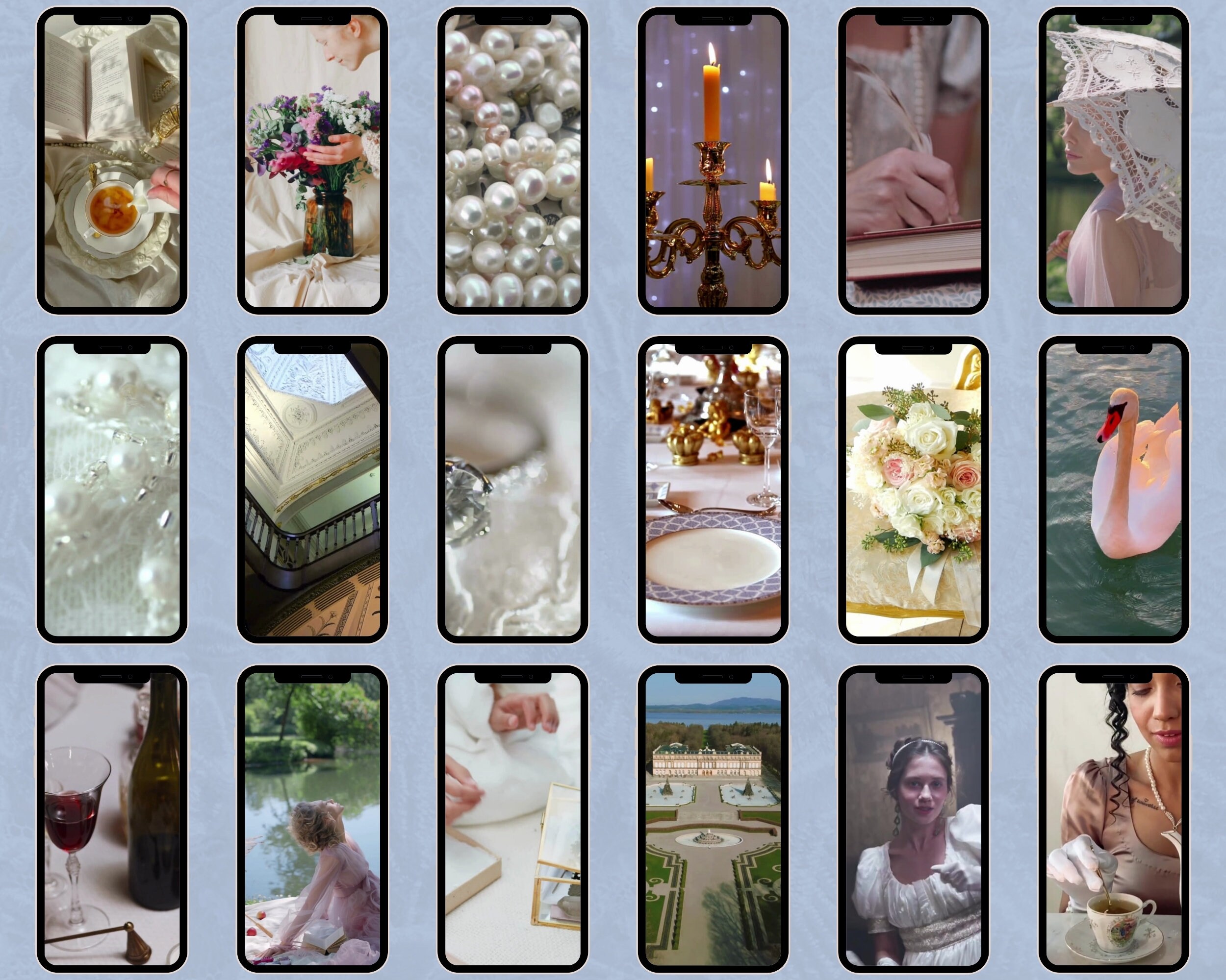 Faceless Reels Template Viral Social Media Content Regency Aesthetic ...