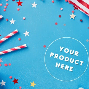 Patriotic Flat Lay Mockup Bundle | Memorial Day & July 4th Digital ...