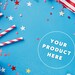 Patriotic Flat Lay Mockup Bundle | Memorial Day & July 4th Digital ...