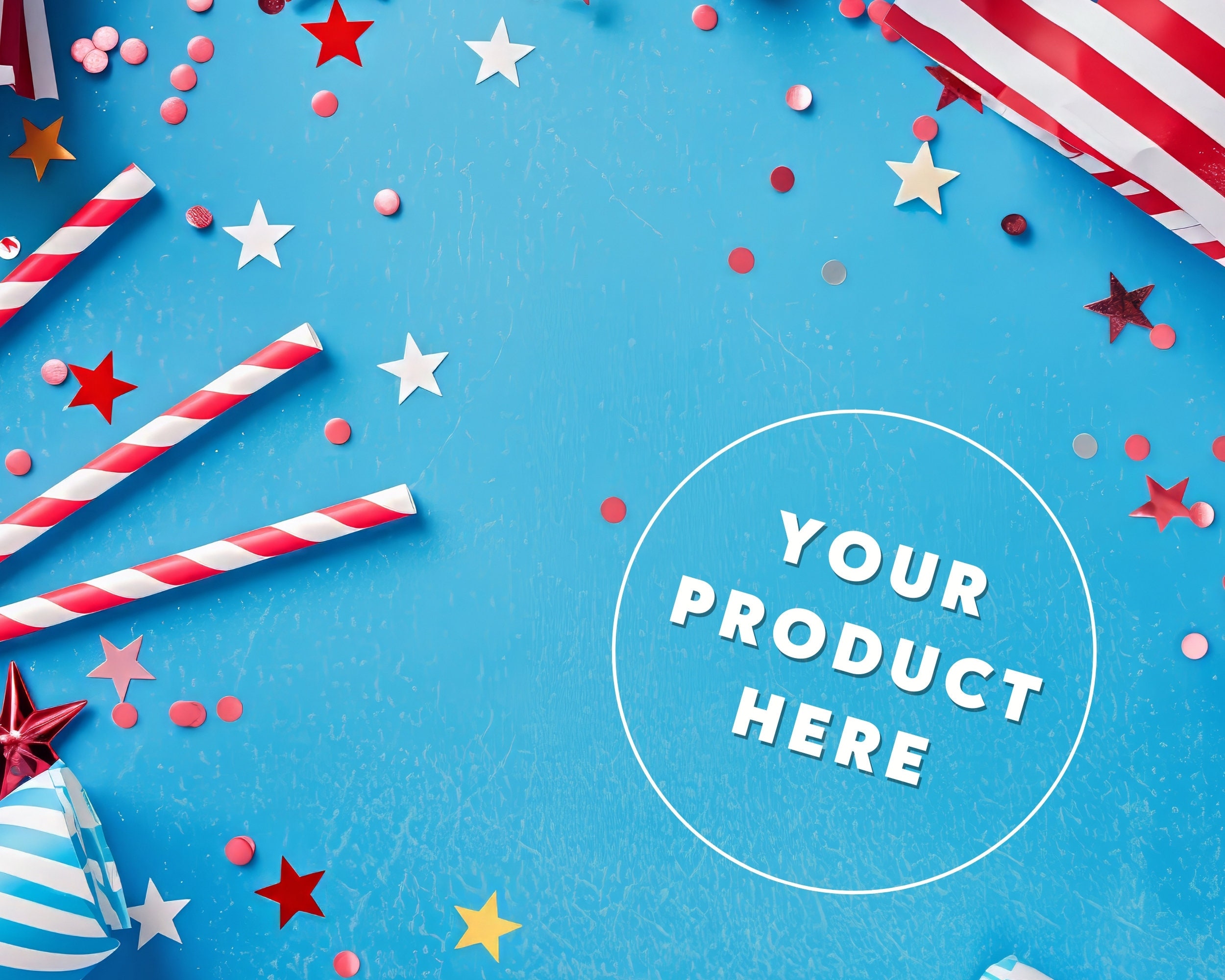 Patriotic Flat Lay Mockup Bundle | Memorial Day & July 4th Digital ...