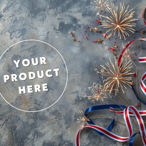 Patriotic Flat Lay Mockup Bundle | Memorial Day & July 4th Digital ...