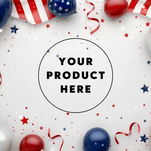 Patriotic Flat Lay Mockup Bundle | Memorial Day & July 4th Digital ...