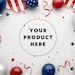 Patriotic Flat Lay Mockup Bundle | Memorial Day & July 4th Digital ...