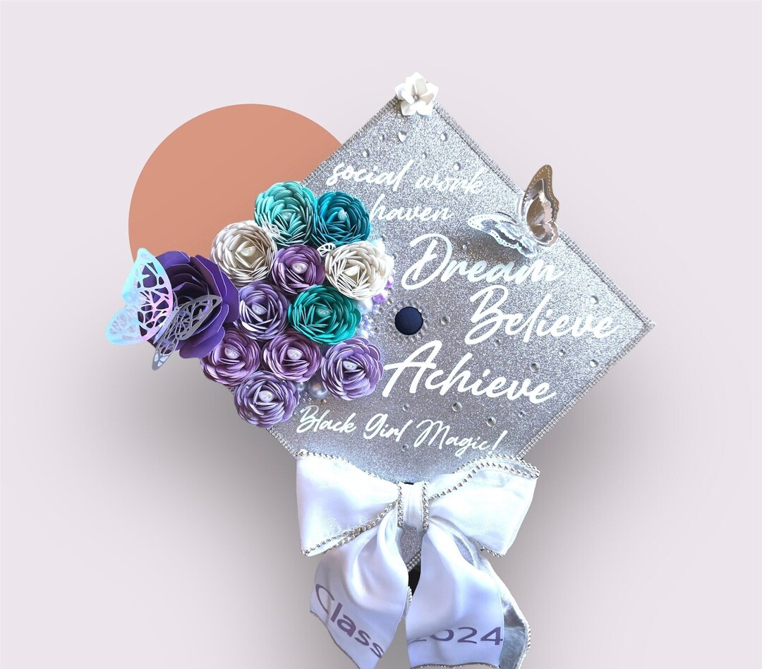 Custom Graduation Topper Glow in the Dark Words Personalized Graduation ...