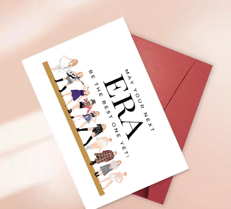 Era Card Gifts for Her Swiftie Fan Birthday Card Graduation Card ...