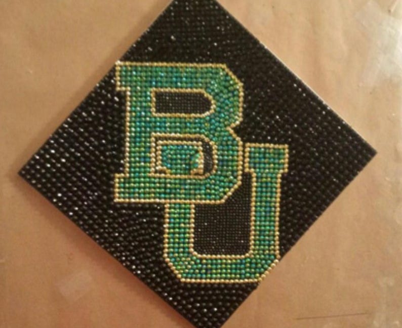 Rhinestone Graduation Topper | Grad Gift | Class of 2025 | Handmade - Etsy